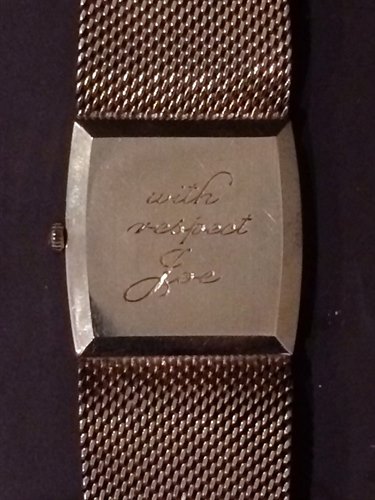 Watch Guru - Watch Fiend - Ronnie Kray - Record De Luxe Watch & ID Bracelet